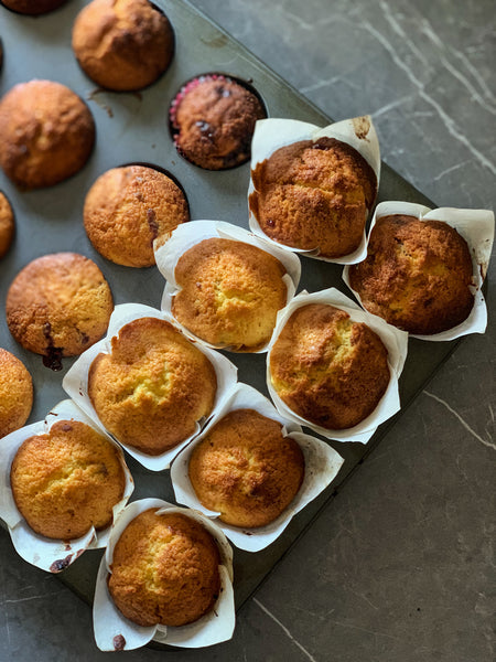 Quince Almond wholemeal mini muffins – Singing Magpie Produce
